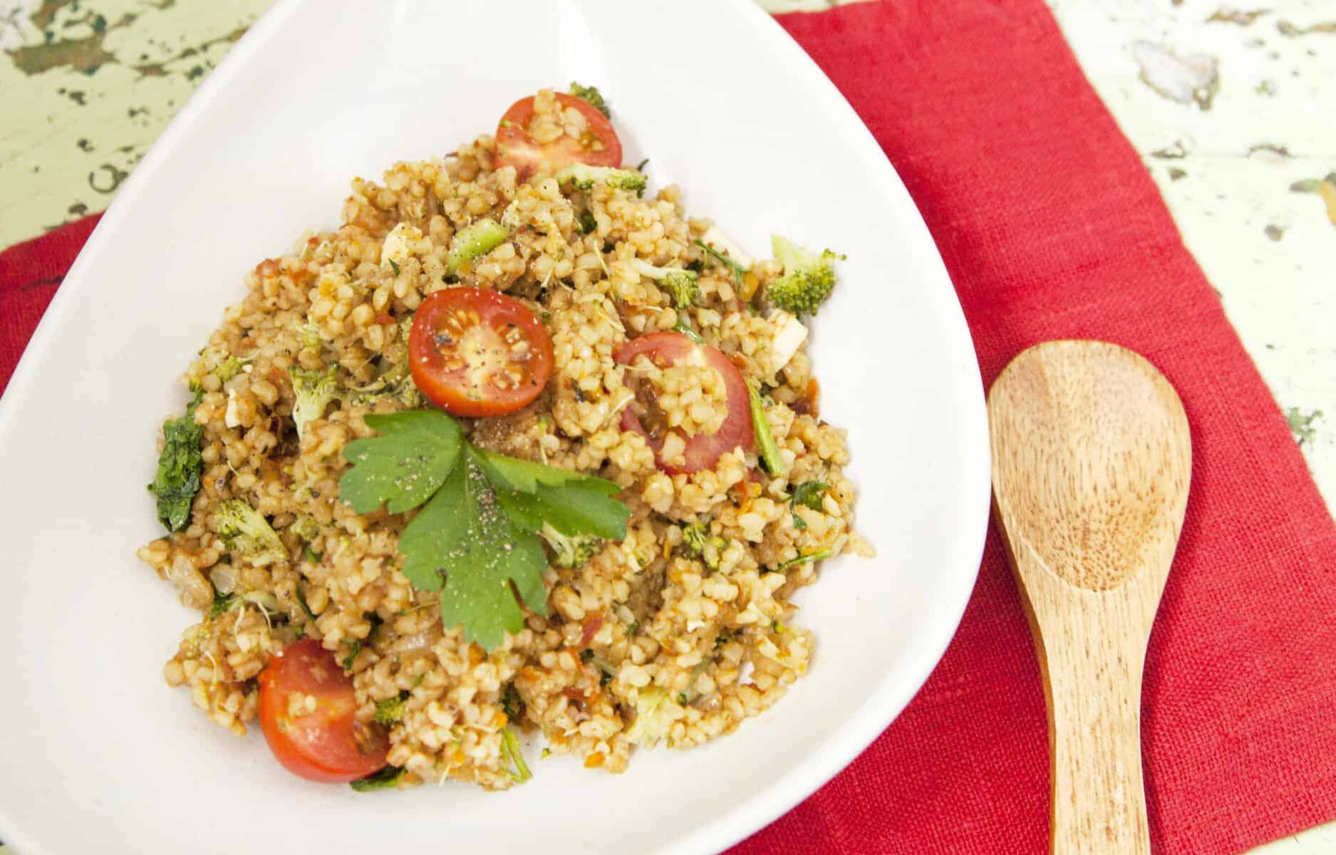 Bulgursalat mit Feta – Rezept für den Thermomix®