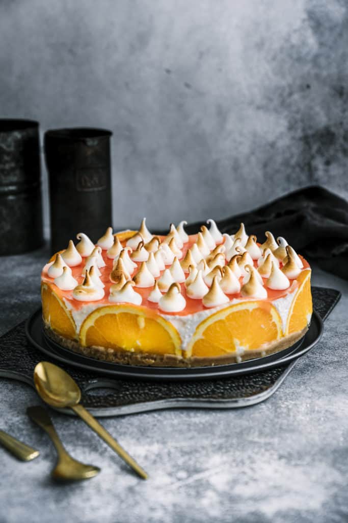Aperol-Spritz-Torte mit Baiserhaube – Rezept für den Thermomix®