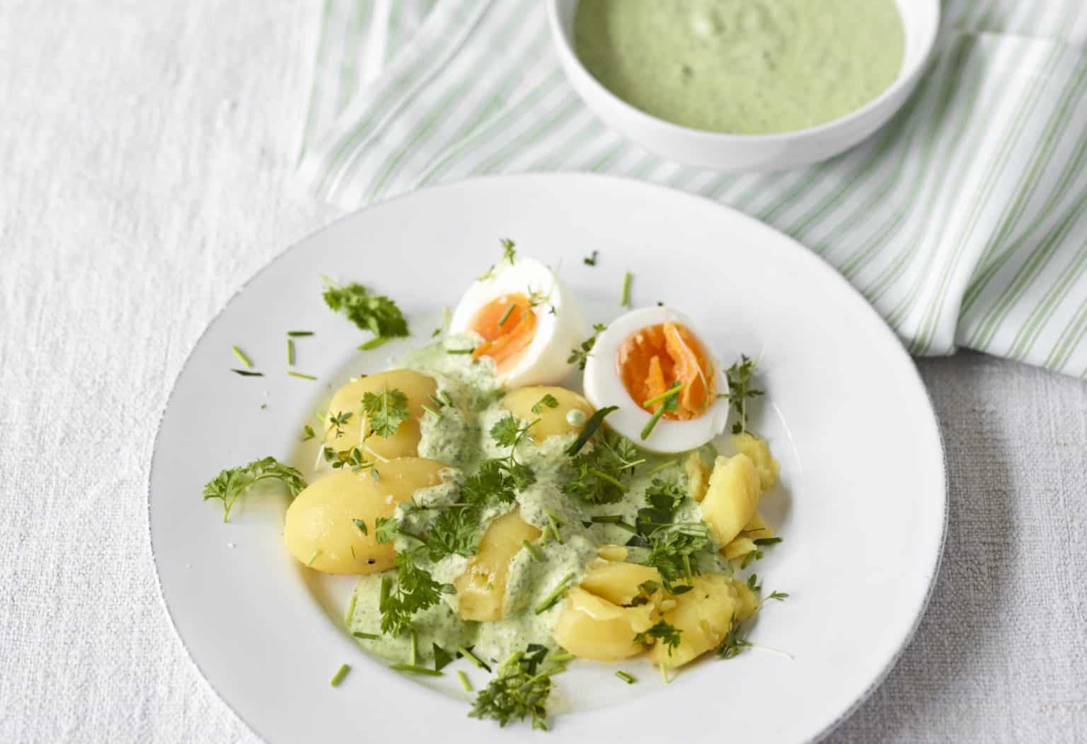 Kartoffeln Mit Grüner Soße